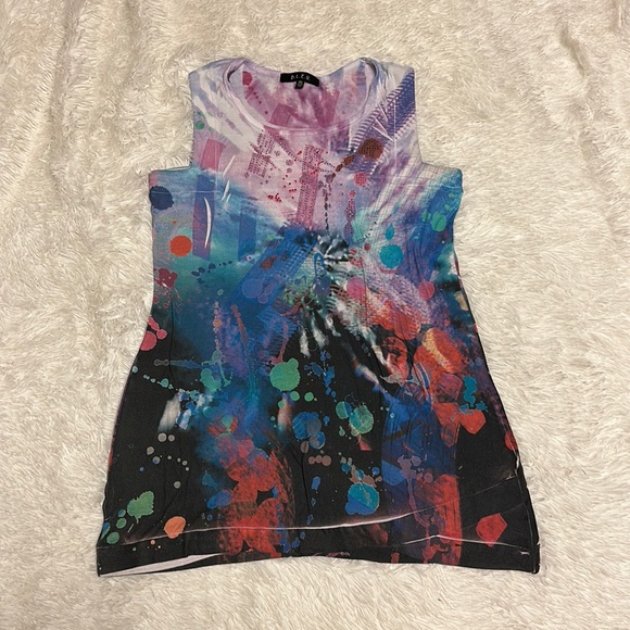 B.L.E.U. | Tops | Y2k Bleu Rave Style Embellished Micro Dress | Poshmark